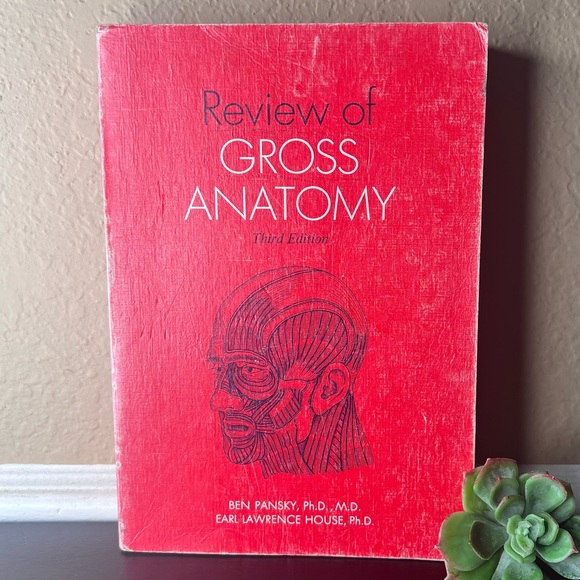 Review of Gross Anatomy, Medical Textbook | Accents | Vintage Anatomy ...